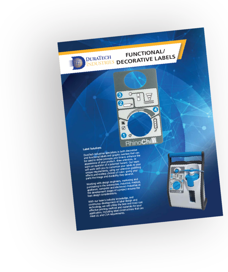 Decorative and functional labels - DuraTech